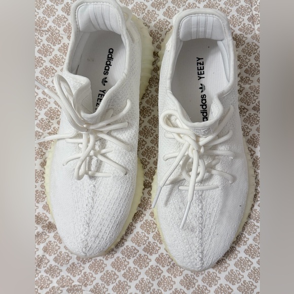 Yeezy | Shoes | Adidas Boost Yeezy Triple White Sneakers | Poshmark